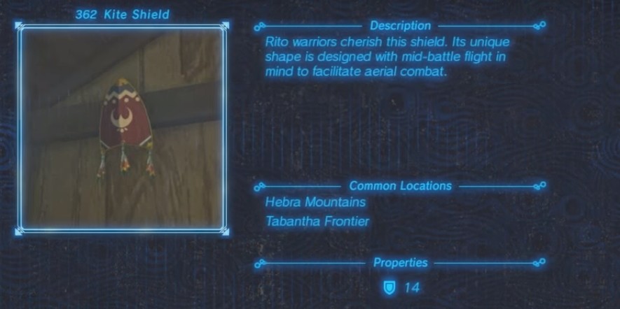 Shields - Zelda BotW, All weapons and shields - Millenium