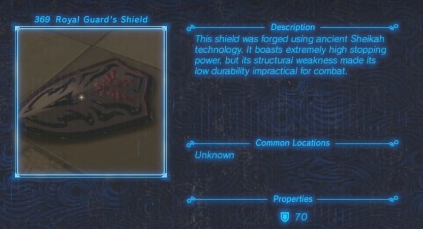 Shields - Zelda BotW, All weapons and shields - Millenium