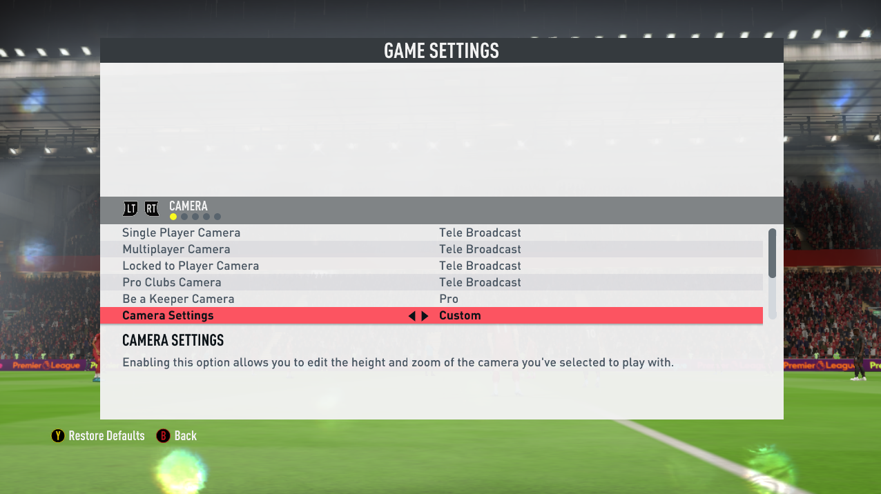 FIFA 20: The best camera - Millenium