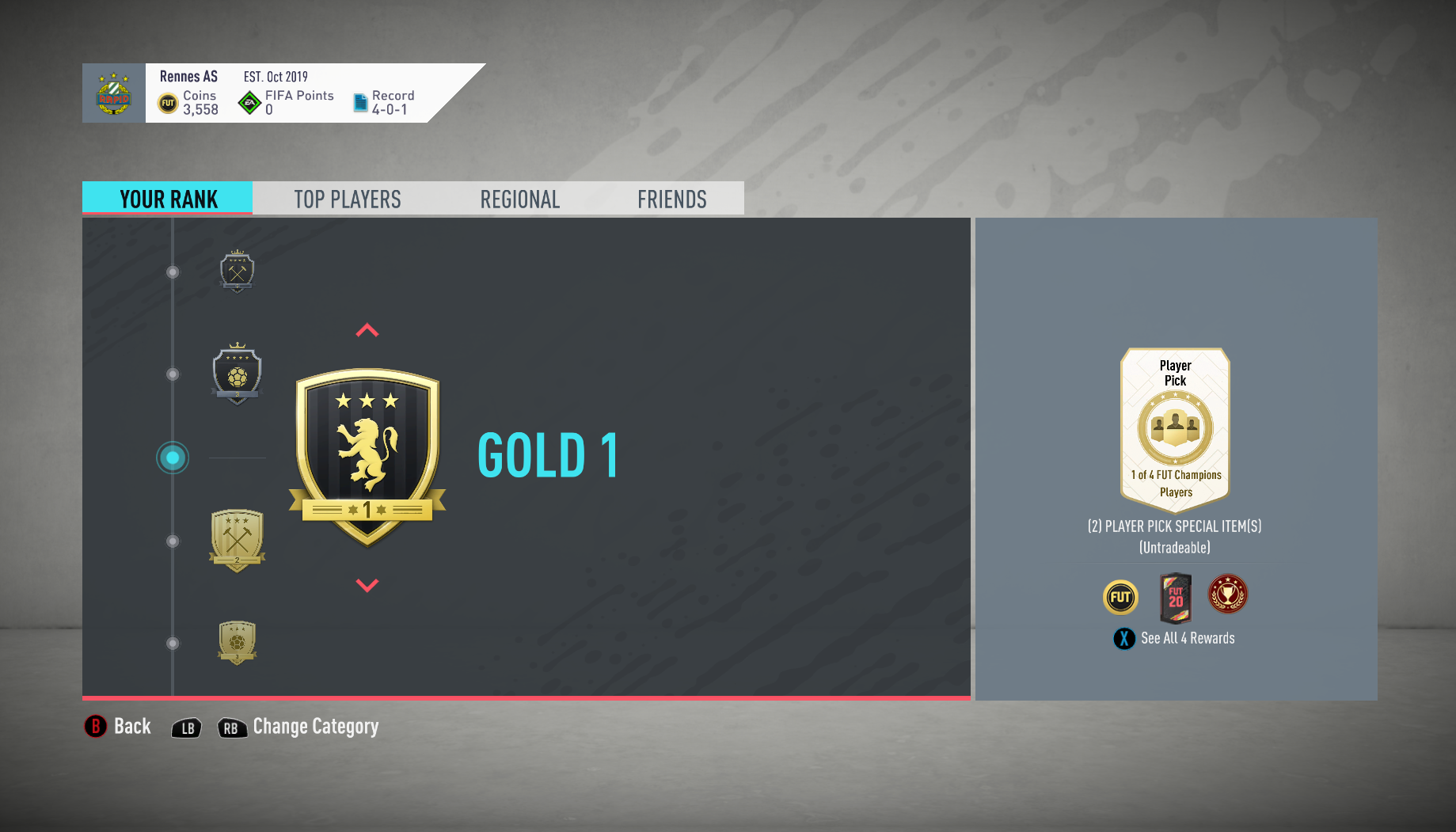 FIFA 20: FUT Champions, information and rewards - Millenium