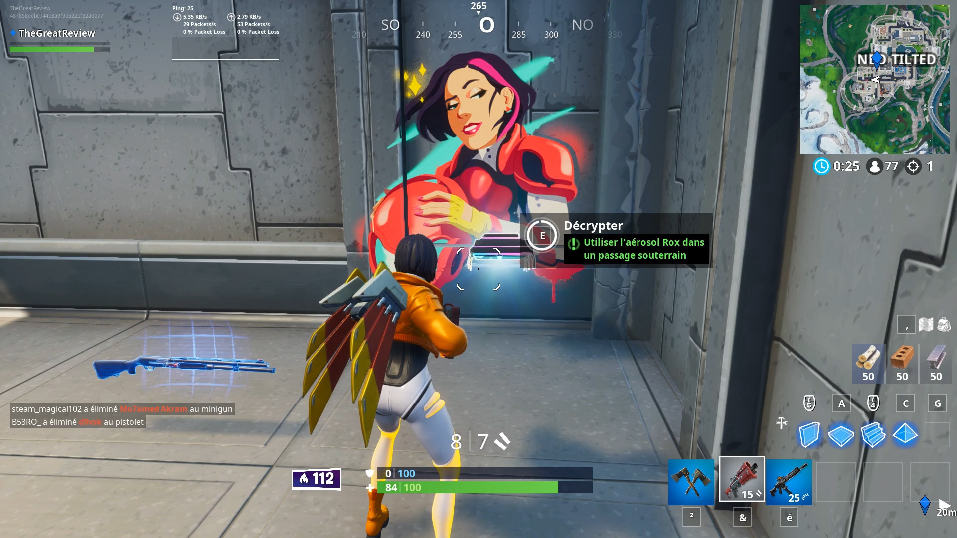 Fortnite: Fortbyte 22, decryption, location, underpass, aerosol - Millenium